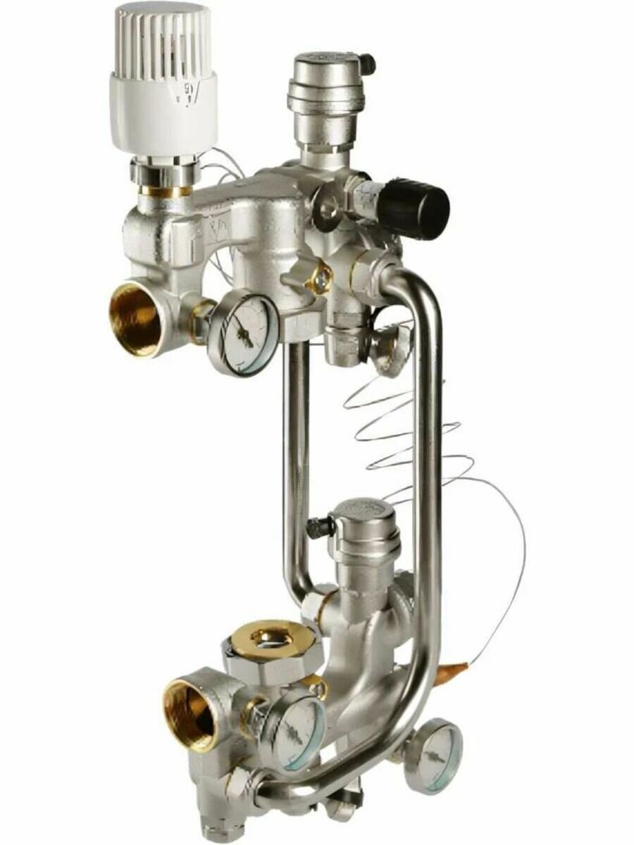 Насосно-смесительный узел с термоголовкой (без насоса) Valtec VT. COMBI.0.180