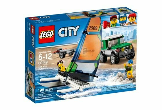 Lego 60149 City Внедорожник с прицепом для катамарана