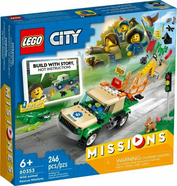 Lego 60353 City Миссия по спасению диких животных