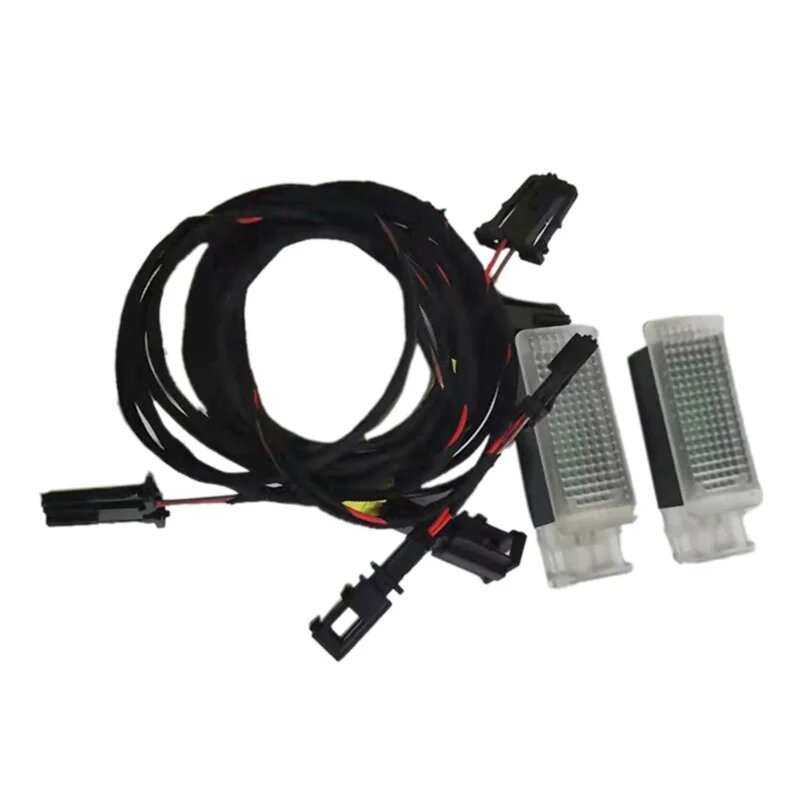 1 комплект автомобильных светодиодных фонарей для ног с жгутом проводов для PASSAT 3G B8 Golf 7 MK7 Tiguan 2017 5GG 947409