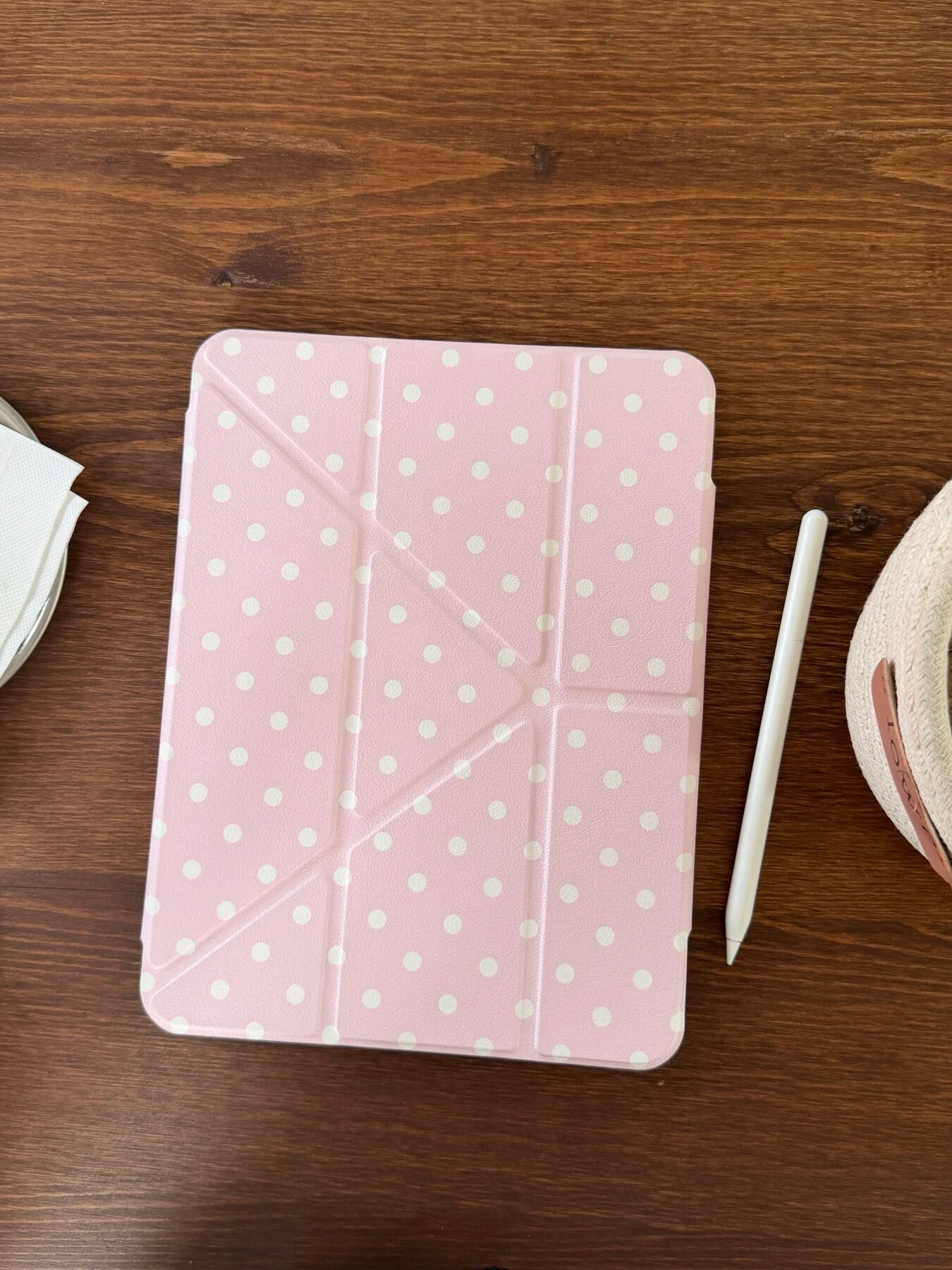 Чехол для iPad Air силиконовый INS в горошек Розовый, iPad Air3 10.5in, Pink
