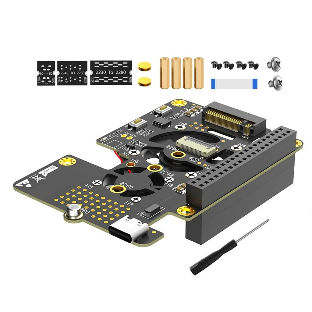 NVME в PCIE адаптер с охлаждением