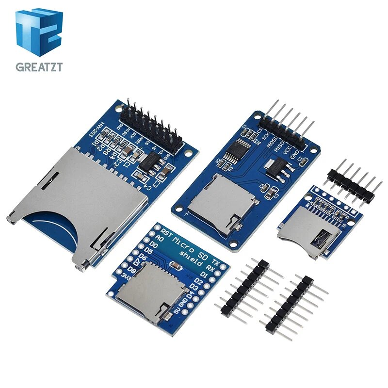 GREATZT D1 Mini TF Card Module 2PCS, SD Card Module — фото 1