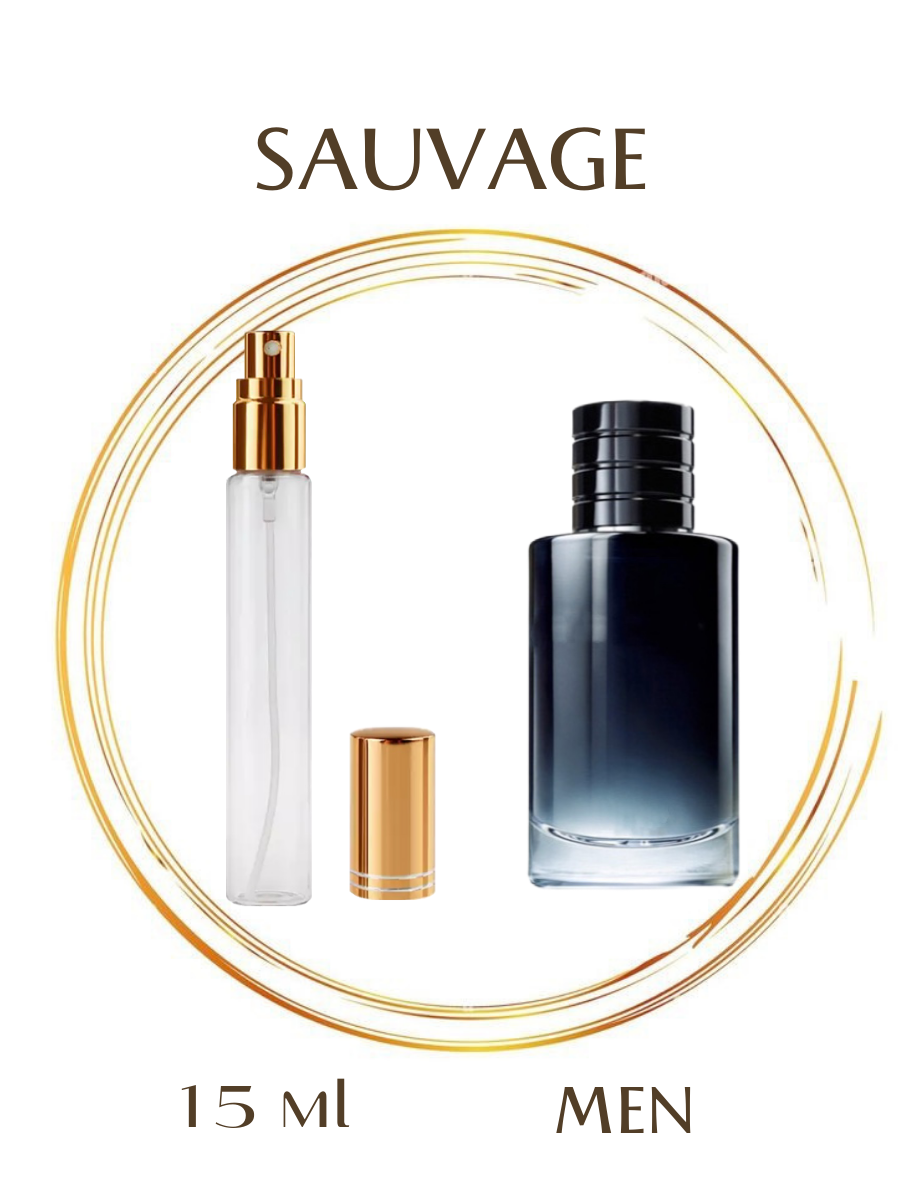 Духи парфюм SAUVAGE спрей 15 мл мужские, фужерный аромат, парфюмерия