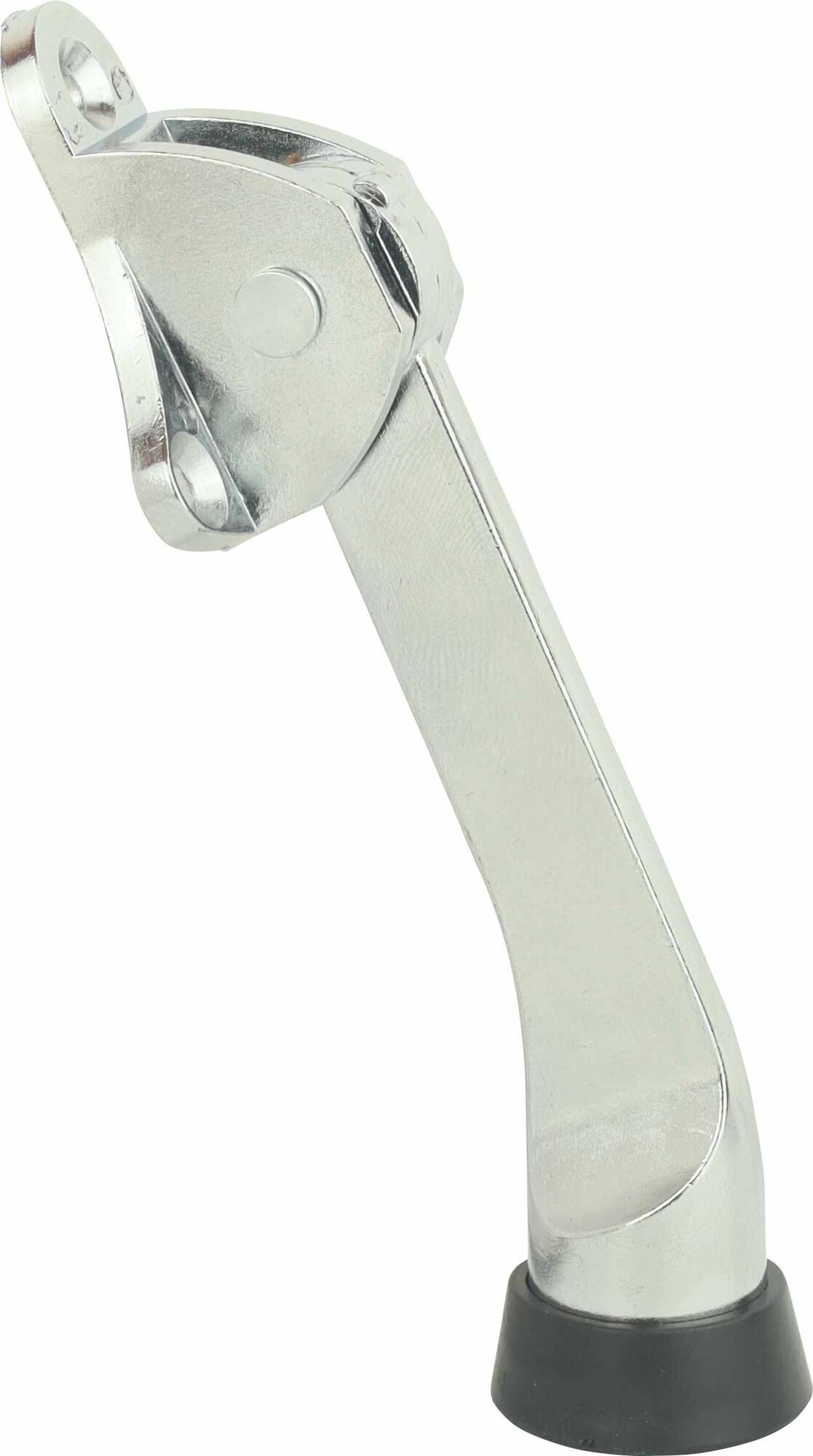 Фиксатор напольный для двери DORF откидной, козья ножка, металл, хром DORF_КН_130_chrome