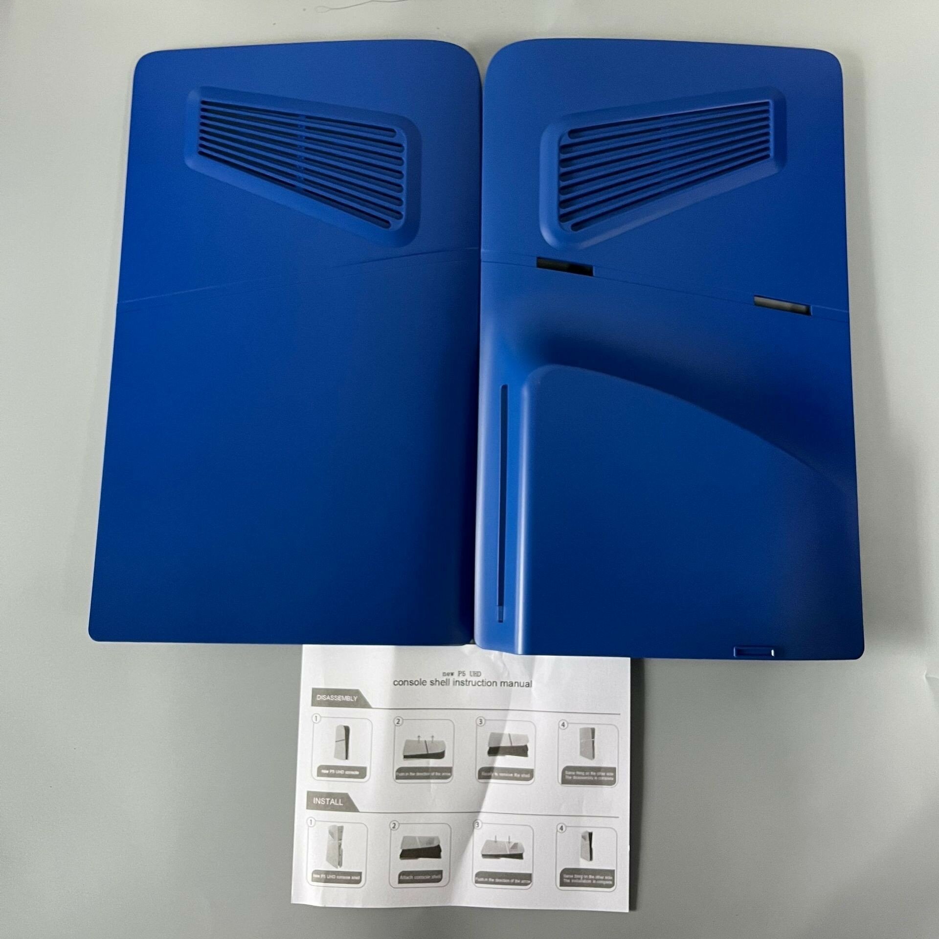 Замена корпуса для консоли PS5 Slim, новый корпус для консоли PS5 с интегрированным охлаждением, защитный корпус HUD
