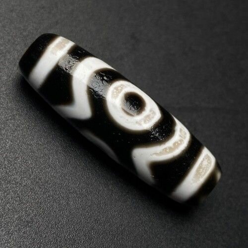Редкий тибетский буддийский агатовый амулет с 3 глазами, бусина Дзи, подвеска G532