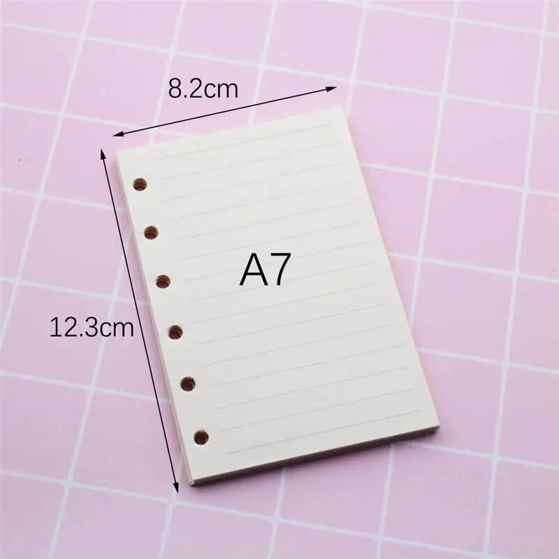 Блокнот A7, 8.2x12.3 см, линованный, Цвет: A7 Notebook pages