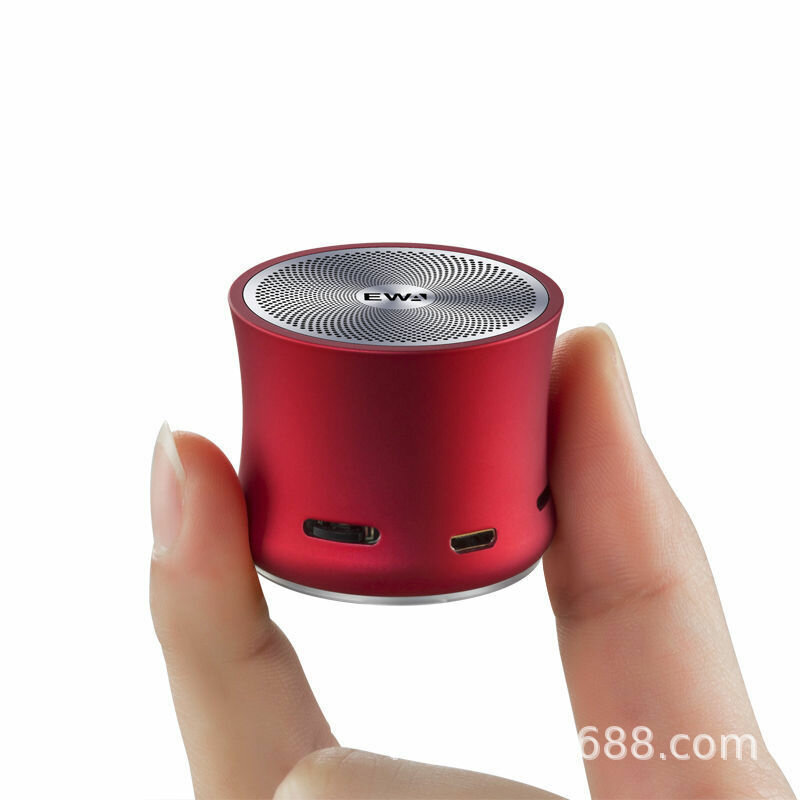 EWA/A104 Маленькая поясная колонка Bluetooth с сабвуфером, слотом для карты, портативная, с мощным басом и высоким качеством звука