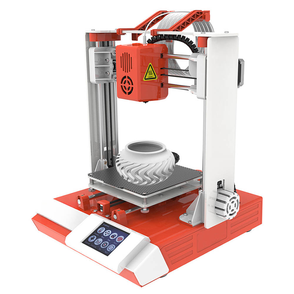 3D-принтер EasyThreed K6 Plus FDM настольный с платформой Removable, экраном сенсорным, поддержкой TF Card/USB Connect, размер печати 100x100x100mm/3.94x3.94x3.94in, сопло 0.4mm, филамент PLA 1.75mm, слой 0.05-0.3mm, точность 0.05-0.2mm, температура