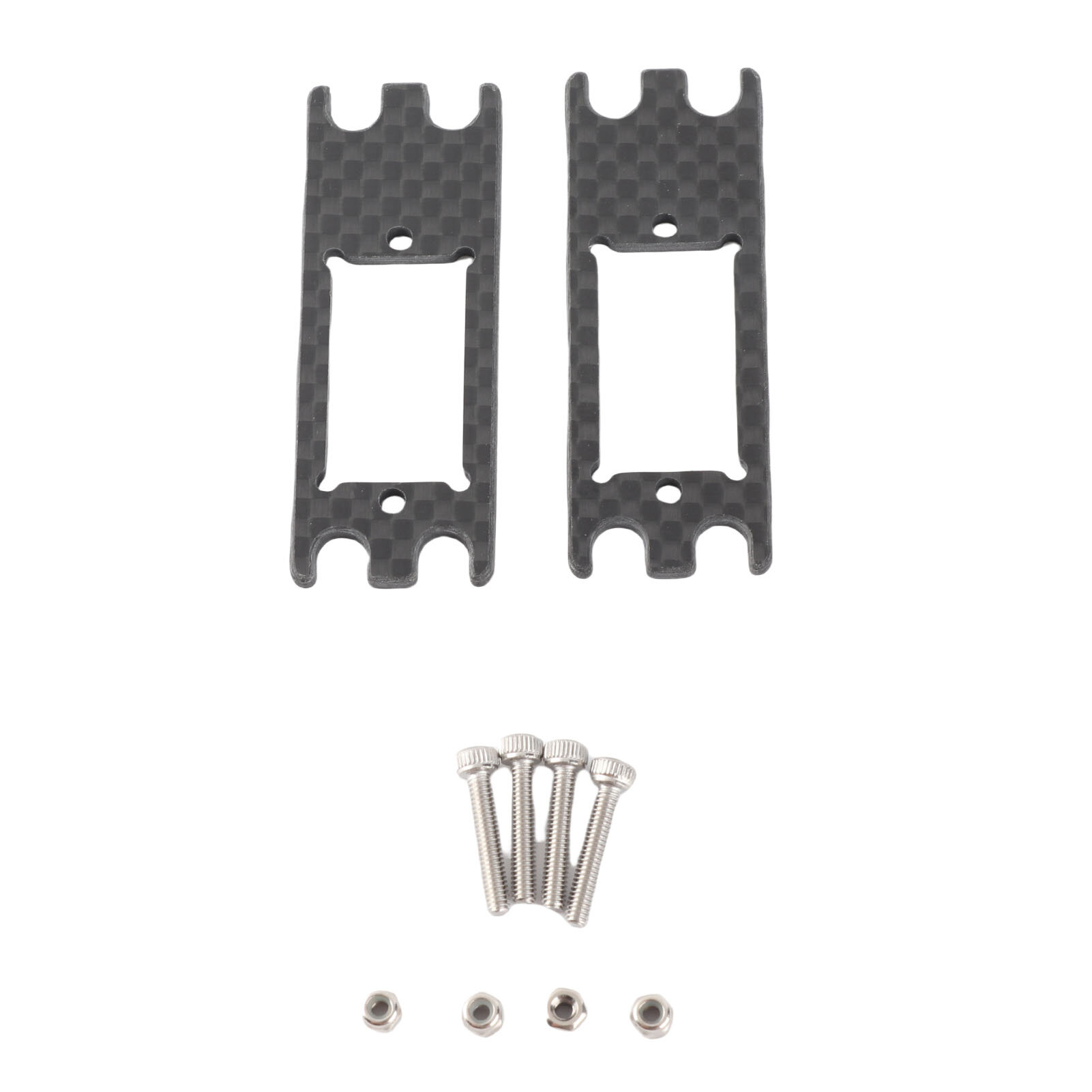 2 шт. легкие черные переходные пластины из углеродного волокна для сервоприводов, совместимые с VP VS4 10 и VS4 10 PRO RC Car Accessories