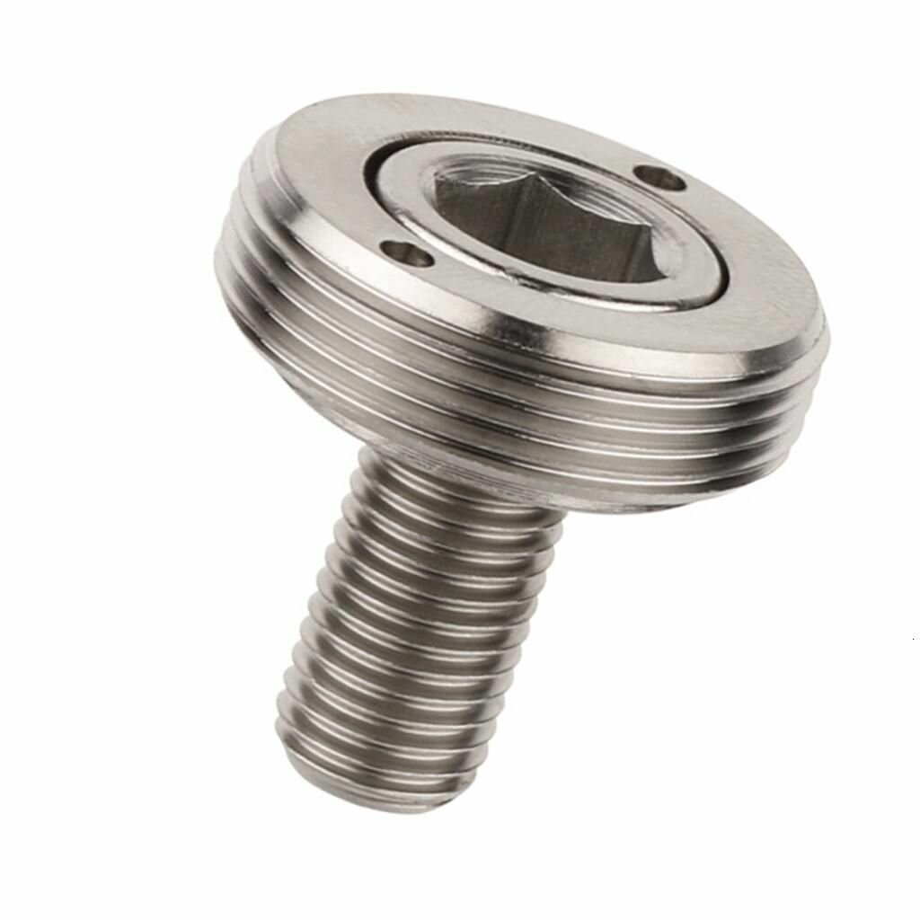 Велосипедные болты 8x15мм для крепления каретки, Титановый цвет