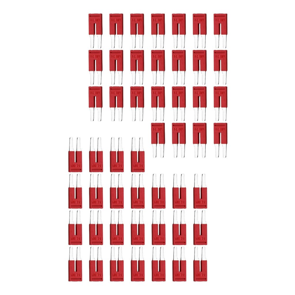 50шт Электрические Перемычки Мостовые Медные Контакты Разъемы Корпуса PA66