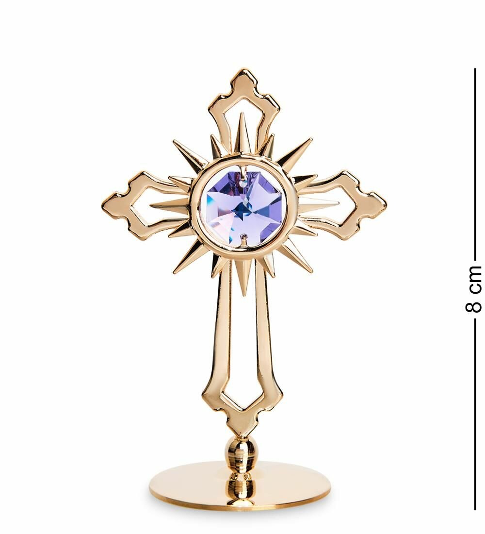 Фигурка Крест с цв. кр. A971410 Crystal Temptations, Металл, кристалл