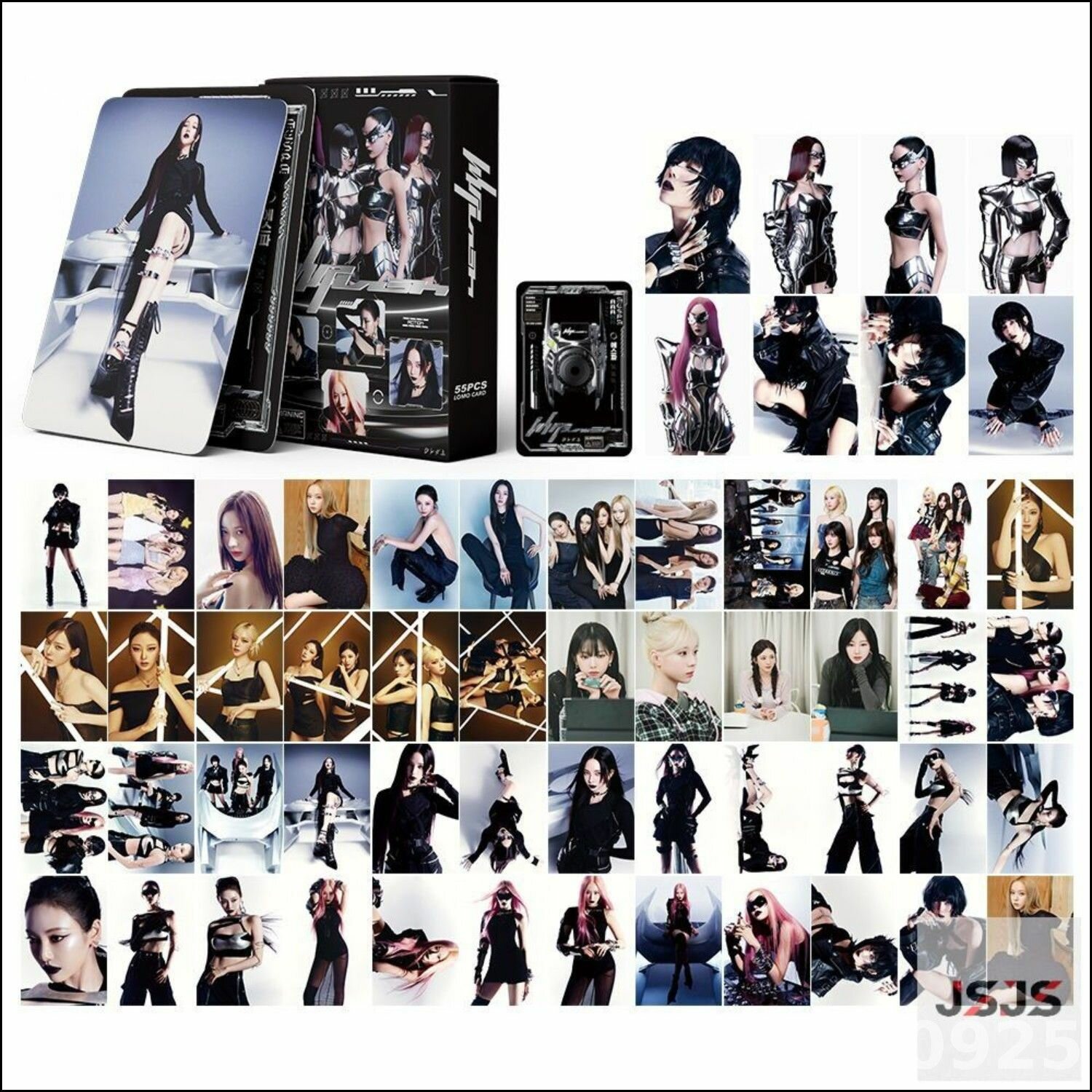 Кпоп карты AESPA 55 шт. AESPA альбом WHIPLASH Kарточки Kpop album Эспа открытки ARMAGEDDON Плакат фотокарта