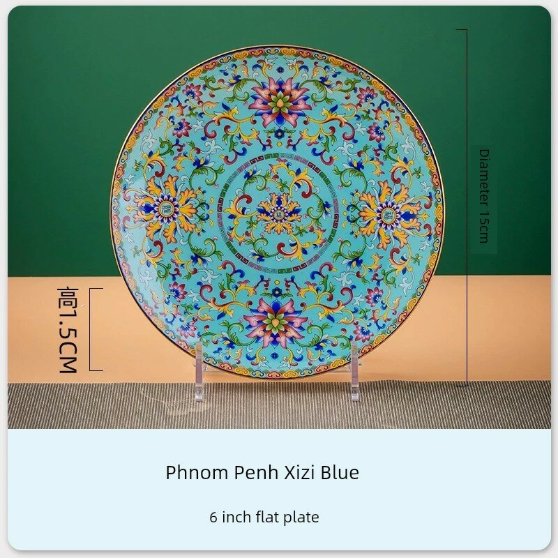 Тарелки и миски в китайском стиле, керамическая посуда для дома, столовая посуда из костяного фарфора, глубокие