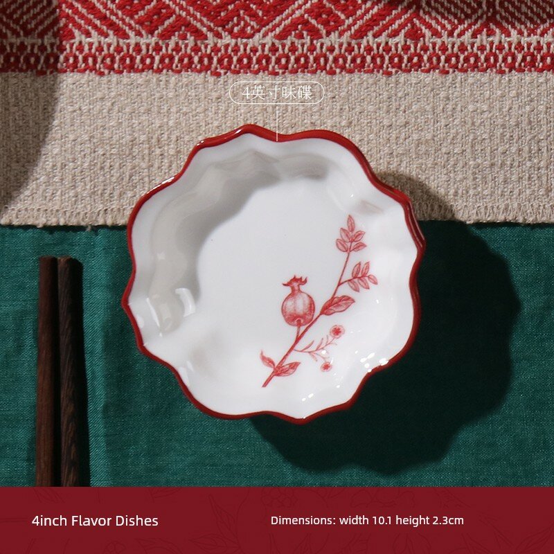 Набор праздничной посуды в новом китайском стиле Shuojia Gujin для новоселья: керамические миски для риса, тарелки,