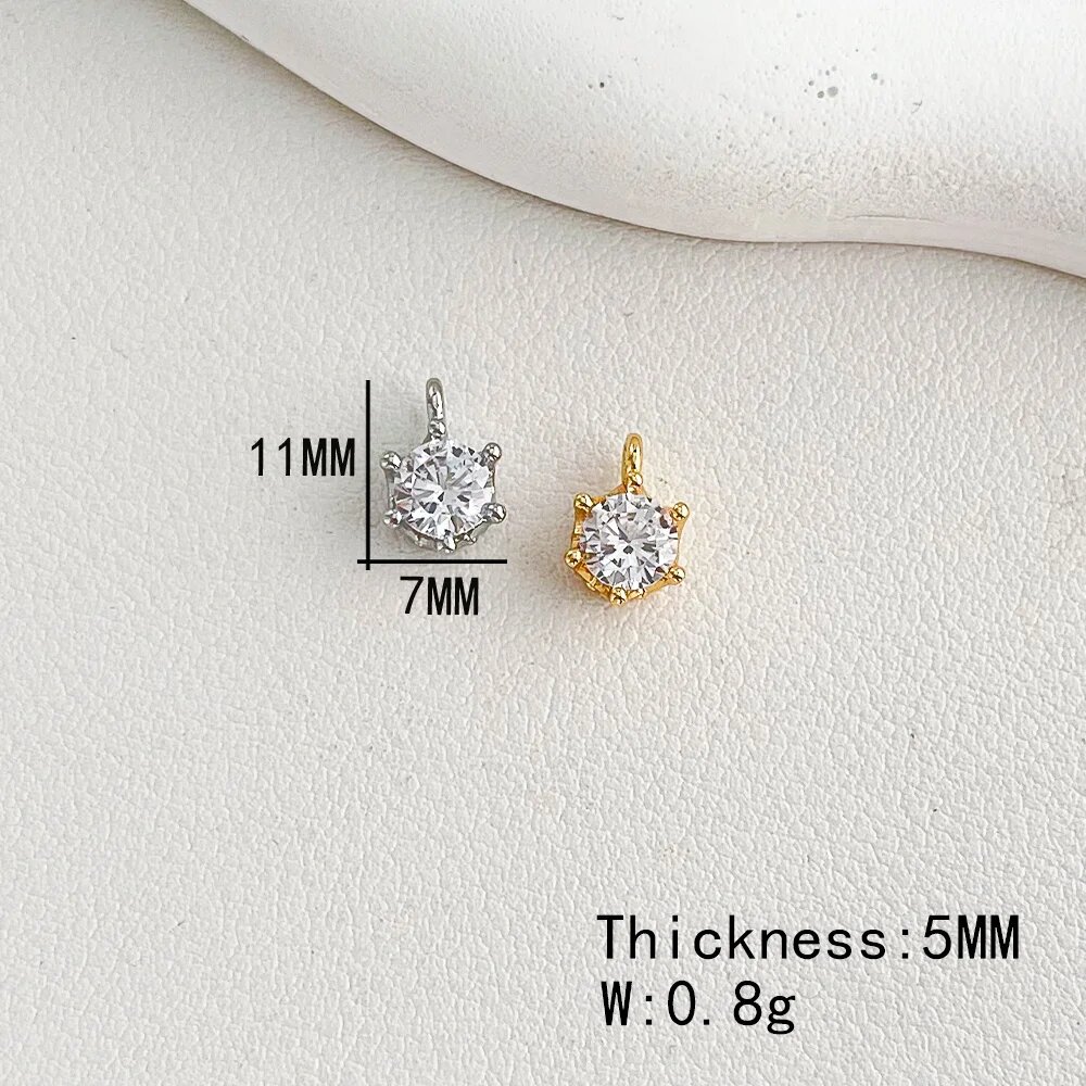Подвеска 7X11MM Mix, цвет металла