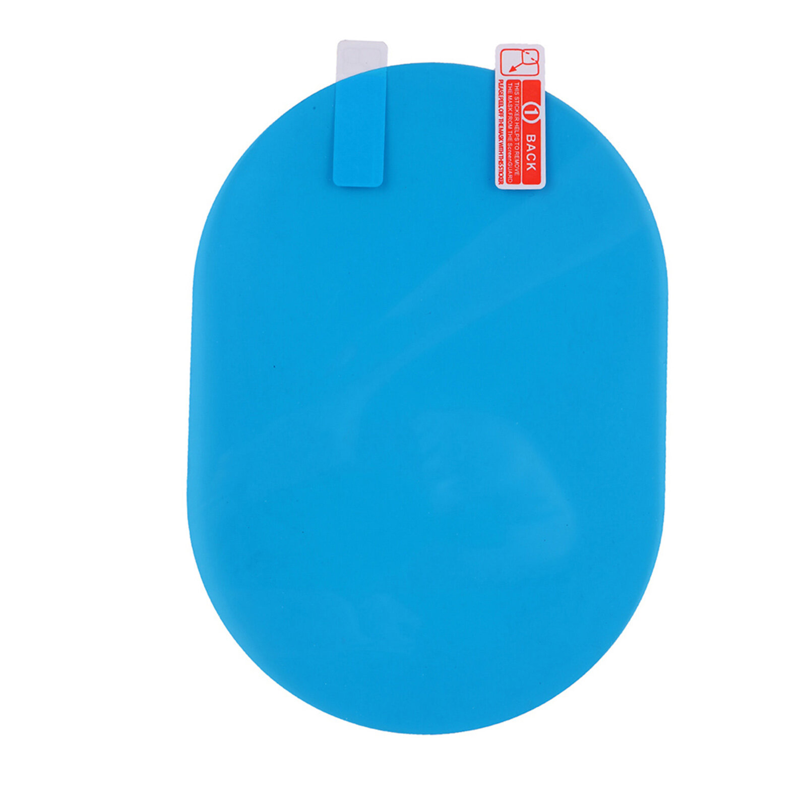 Пленка для зеркал заднего вида автомобиля, водонепроницаемая, антибрызг, антипена, антиблик, антисвет, защитная, материал PET, количество 2 штуки в упаковке, размер 95*95мм круглая, 95*135мм овальная (доступно по выбору), вес товара 11г, вес упаковки