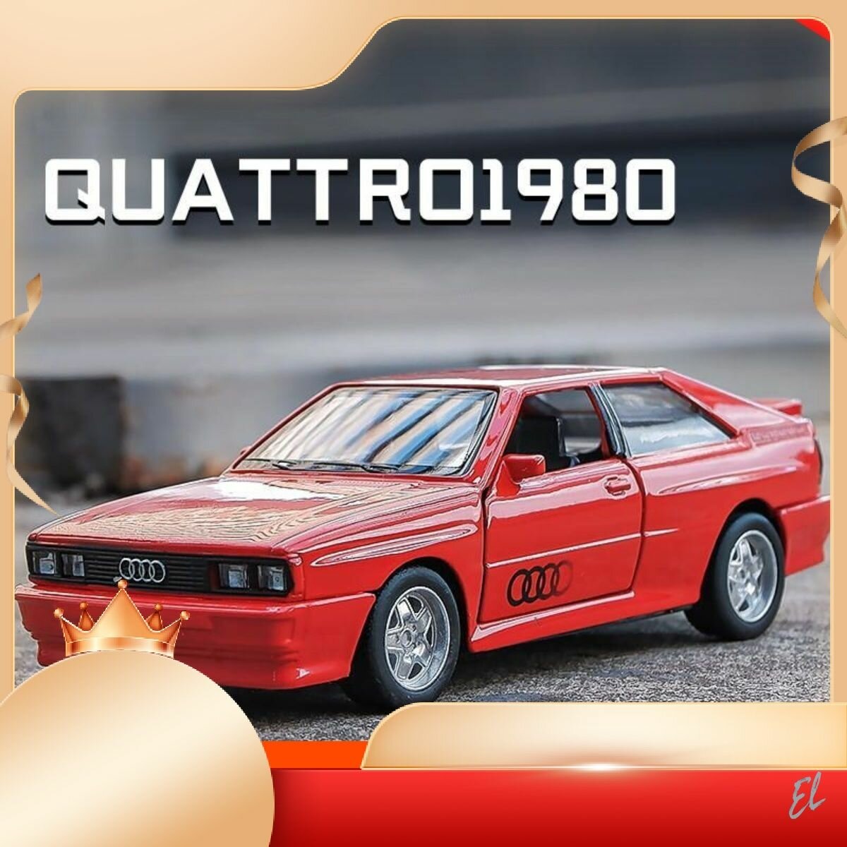 Эксклюзивная масштабная модель Audi Quattro 1980 года от RMZ CITY, 1 36