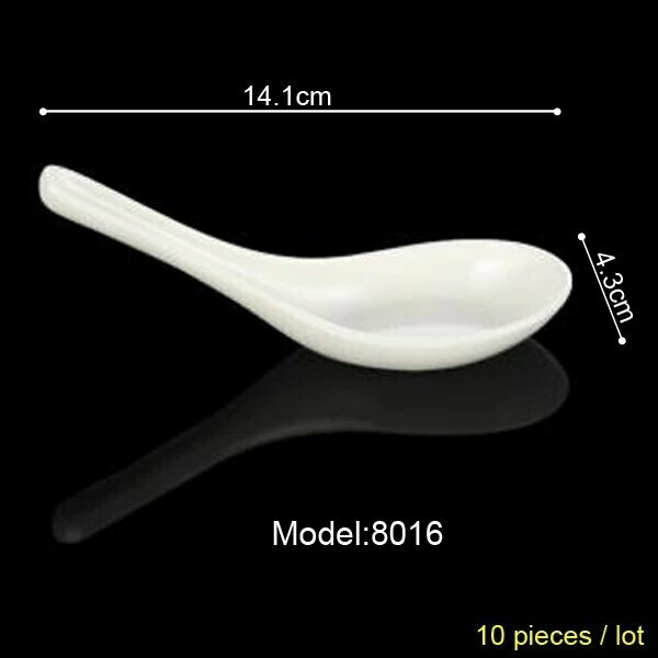 Меламиновые суповые ложки, набор из 10 штук 8016