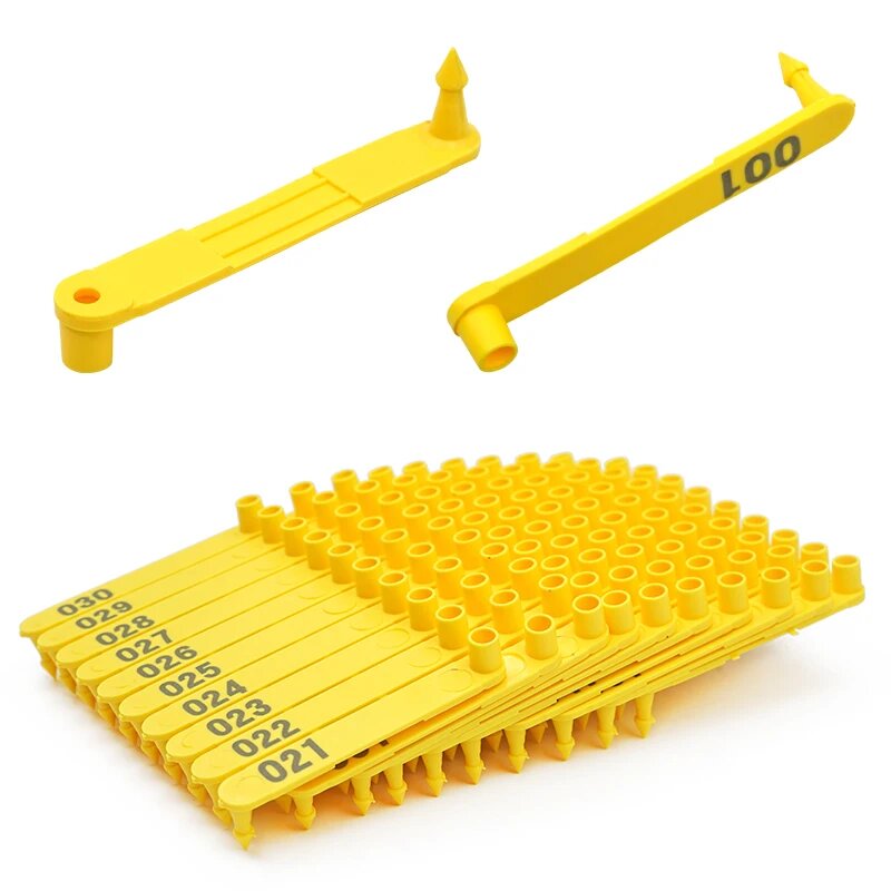 Плоскогубцы для ушных бирок IHERDSMAN для овец 100 шт. Желтый, 100 pcs ear tags