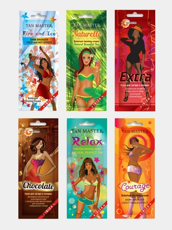 Tan Master IBIZA, крем для загара в солярии, саше, 15 мл