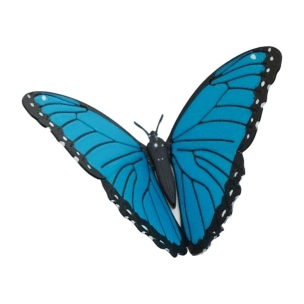 Магниты 3D бабочки жёлтые и синие, 1/3 шт, Голубая Бабочка