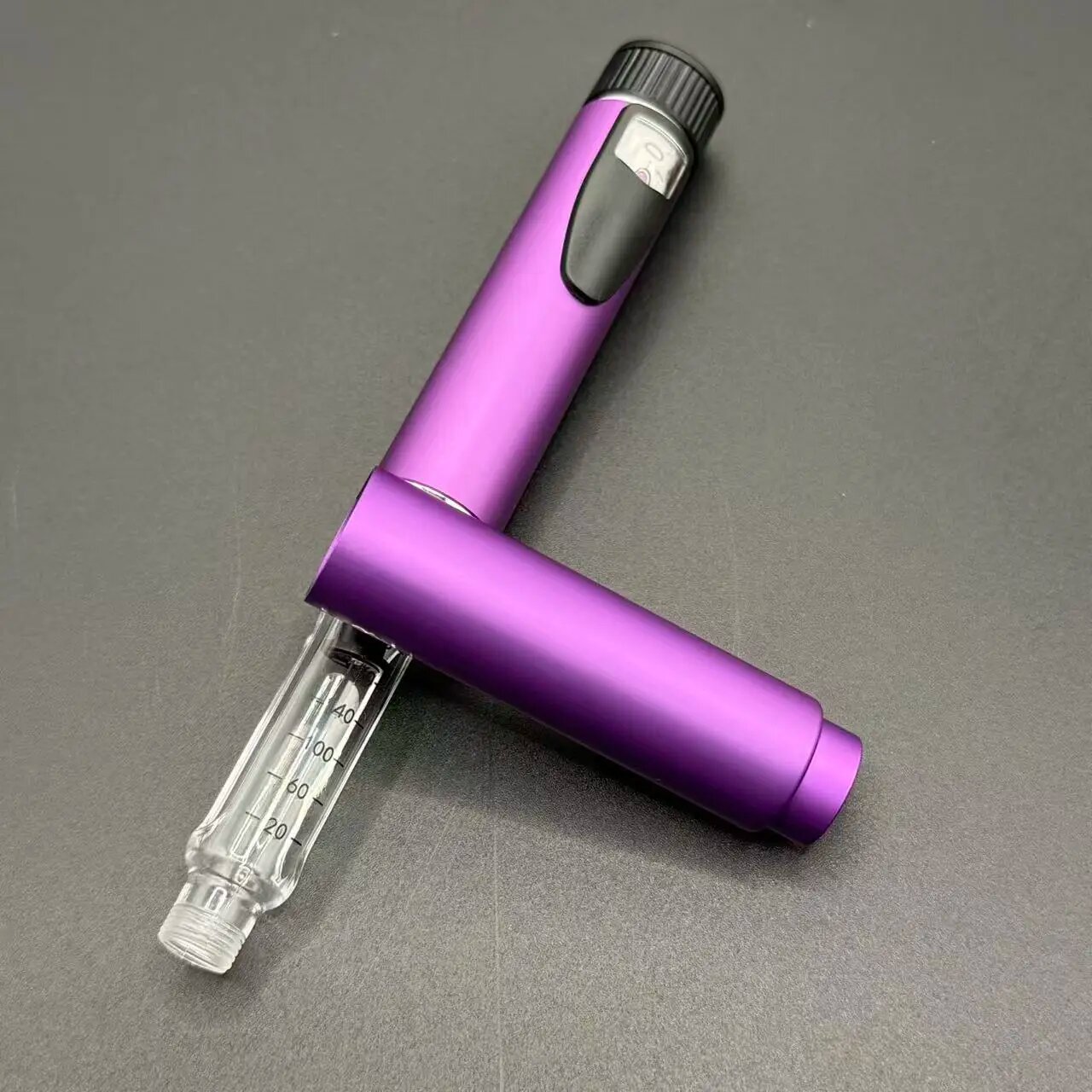 Многоразовая металлическая ручка-инжектор 60 IU фиолетовый