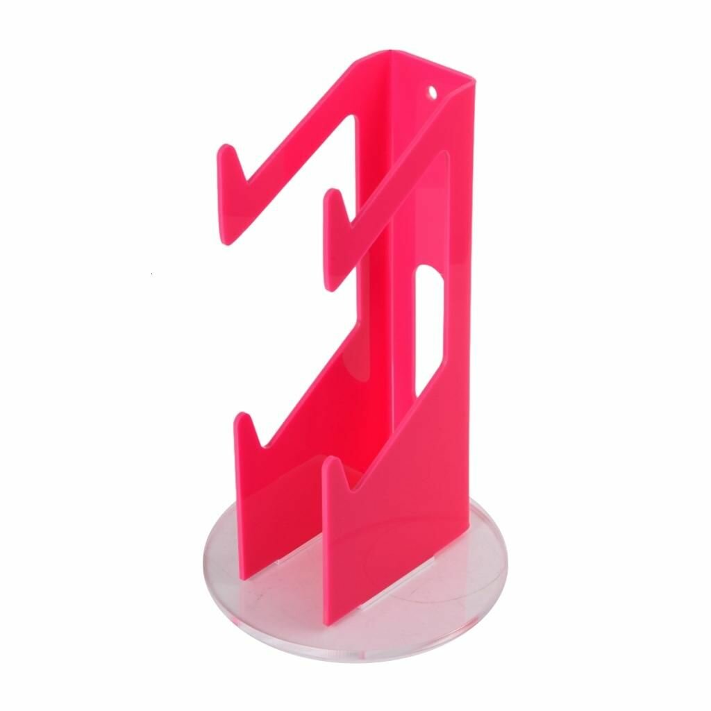 Акриловая подставка для игрового контроллера и джойстика, Розовая прозрачная основа