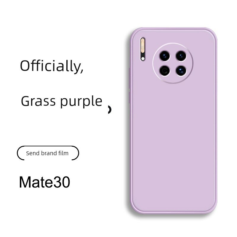 Силиконовый чехол для Huawei Mate 30E Pro 5G с полной защитой камеры, фиолетовый лавандовый