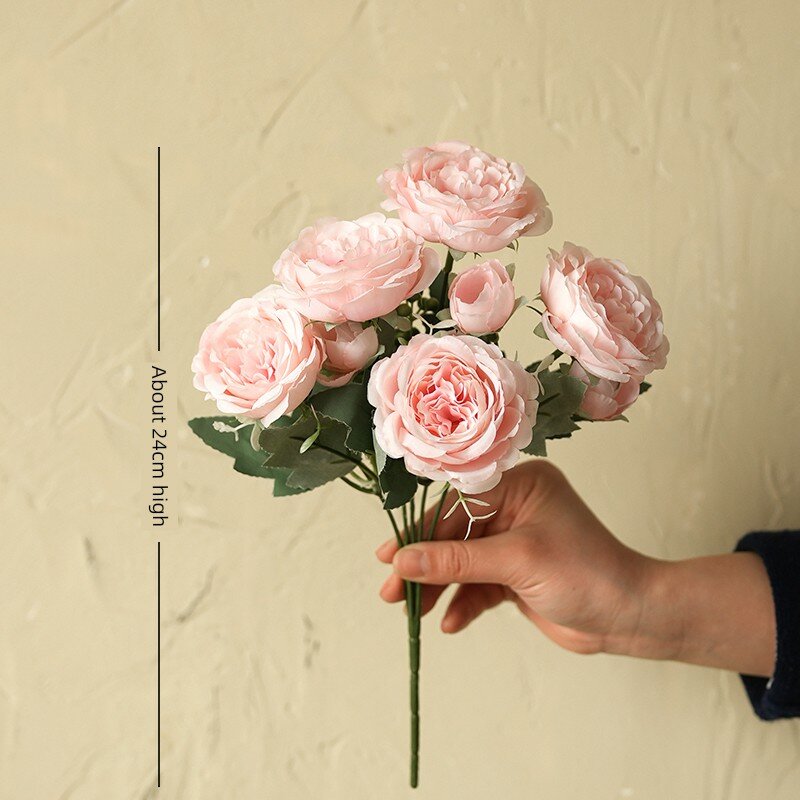 Искусственный цветок Xilaika: французская ромашка и роза, декоративный букет для свадьбы, одиночный цветок для гостиной