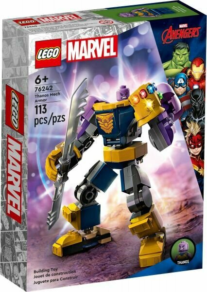 Lego 76242 Super Heroes Механическая броня Таноса