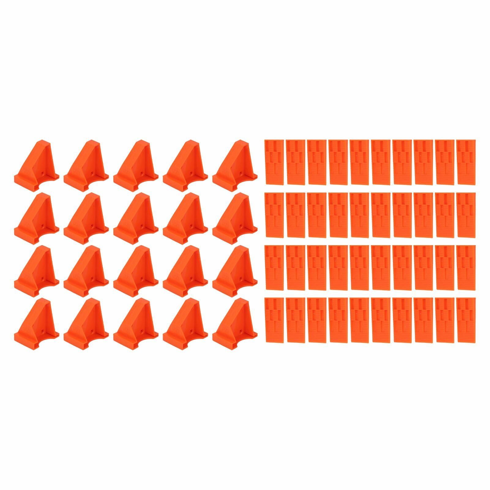 60 шт монтажные клинья для укладки ламината и винила, зазоры 1/4" и 1/2"