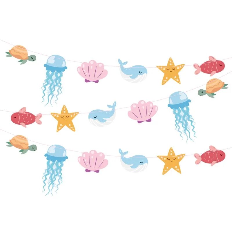 Гирлянда с конфетти "Океан"