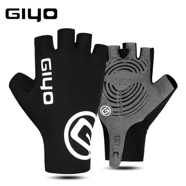 Велосипедные перчатки GIYO, летние перчатки для горного велосипеда, шоссейного велосипеда, дышащие, силиконовые, гелевые, с полупальцами, для занятий спортом, фитнеса, бега, для мужчин и женщин