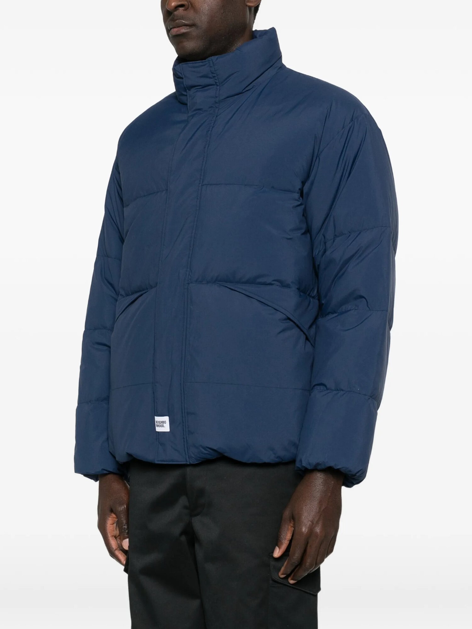Куртка Neighborhood Quilted classic down jacket, размер 46, синий — фото 1