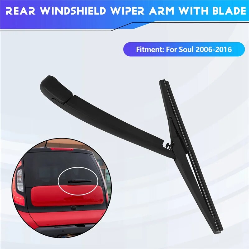 Рычаг заднего стеклоочистителя с лезвием 988152P000 для Kia Sorento 2010-2015 для Kia Soul 2006-2016, рычаг заднего стеклоочистителя-A54R