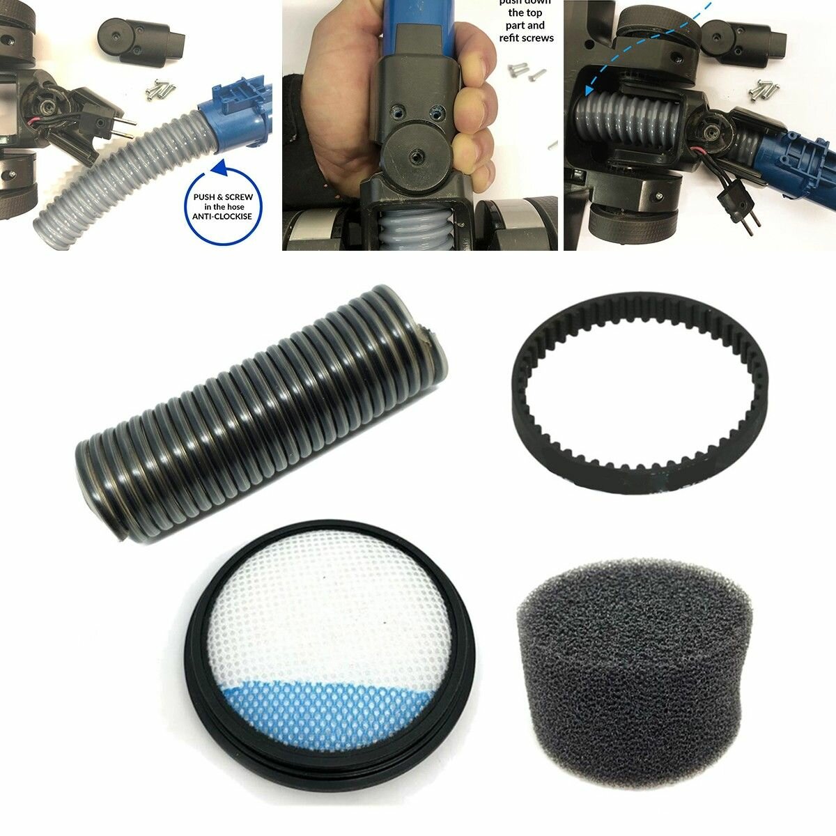 Напольная головка пылесоса VAX BLADE набор инструментов для ремонта Шланга фильтровальная лента