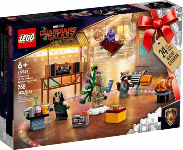 Lego 76231 Super Heroes Новогодний календарь 2022 Стражи Галактики