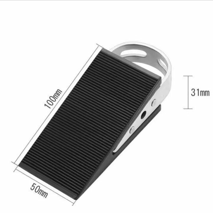 Мобильный дверной ограничитель, антиударный дверной ограничитель, дверной ограничитель из цинкового сплава, противоскользящий резиновый дверной ограничитель