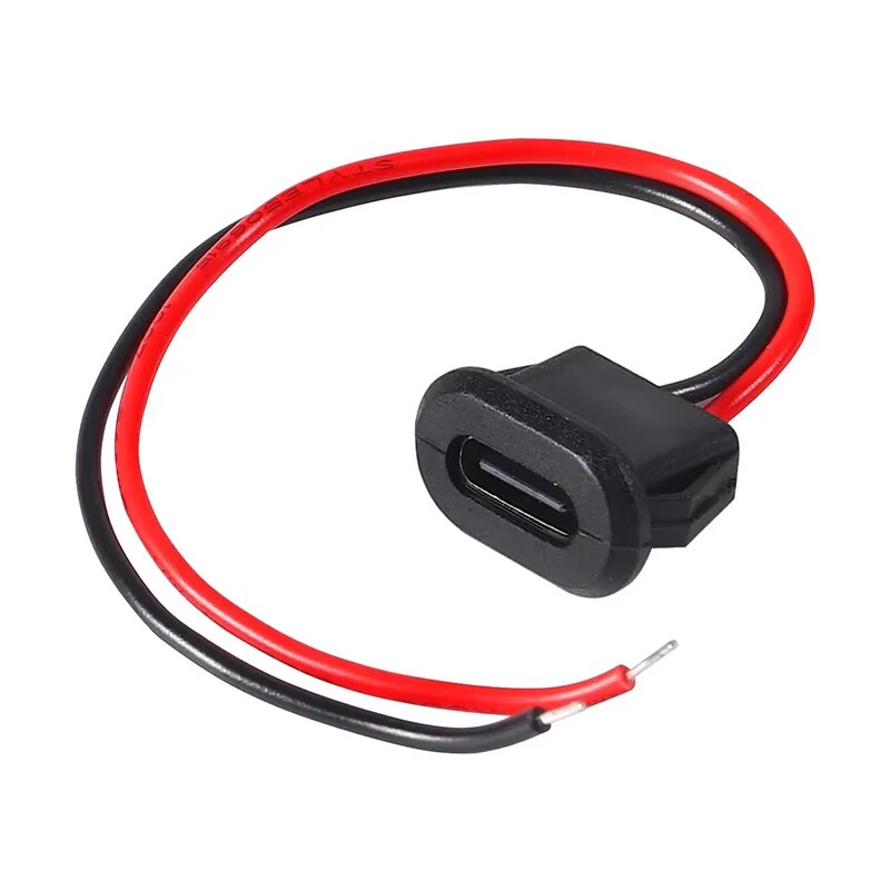 USB Type-C разъем с проводами, 1PCS