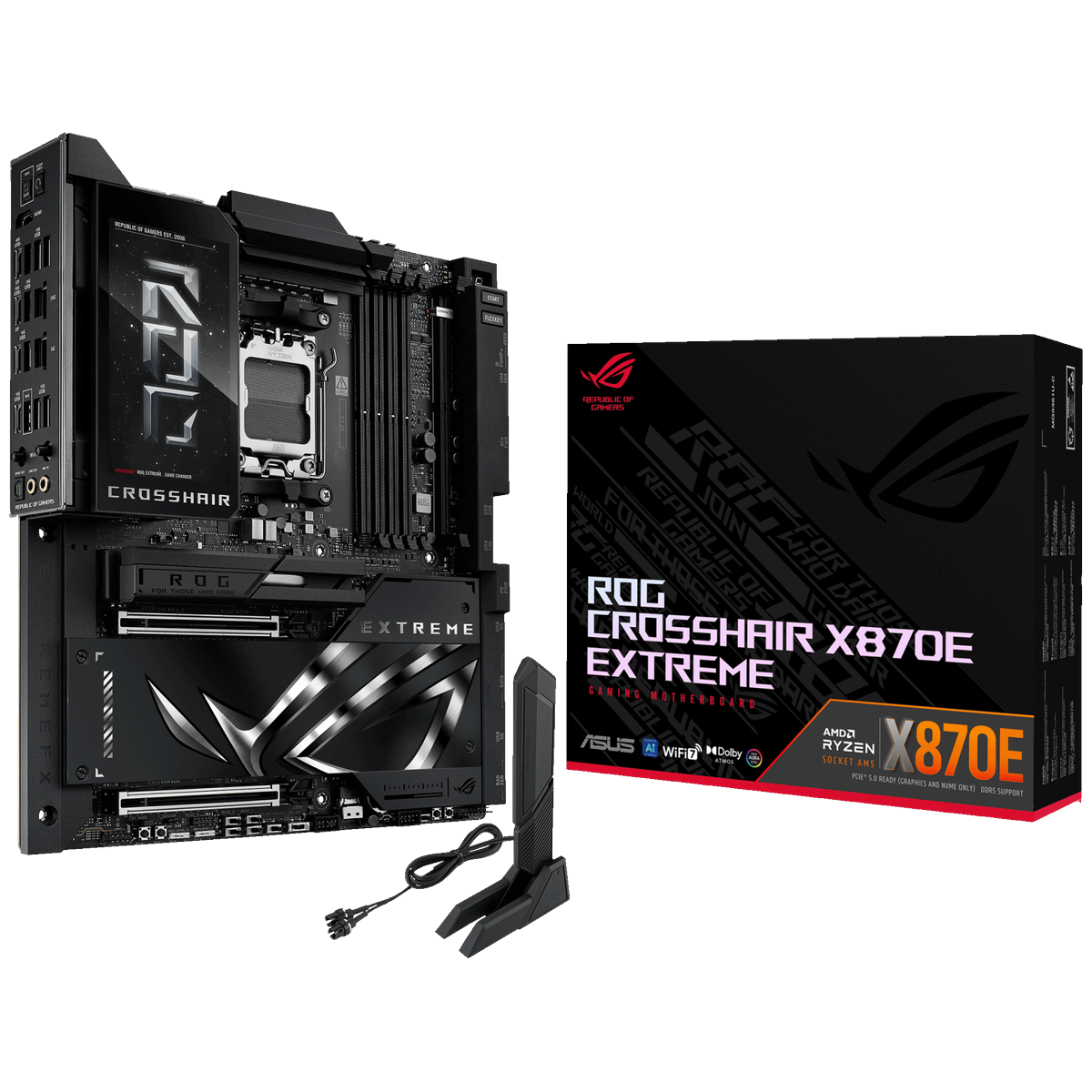 Материнская плата ASUS ROG CROSSHAIR X870E EXTREME, AM5, AMD X870E, E-ATX, RTL (90MB1LB0-M0EAY0)