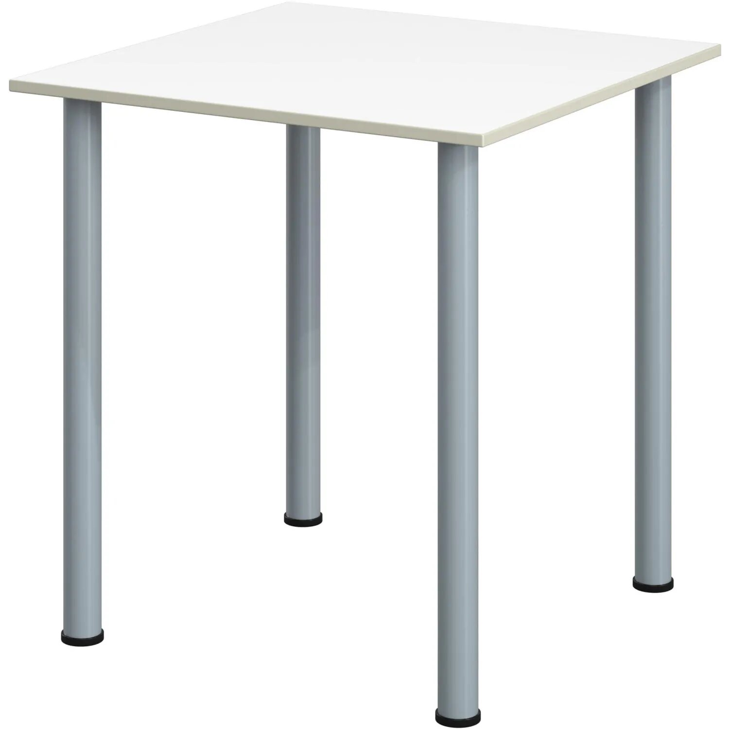 Стол обеденный Комус МДС 70х70 белый/серый