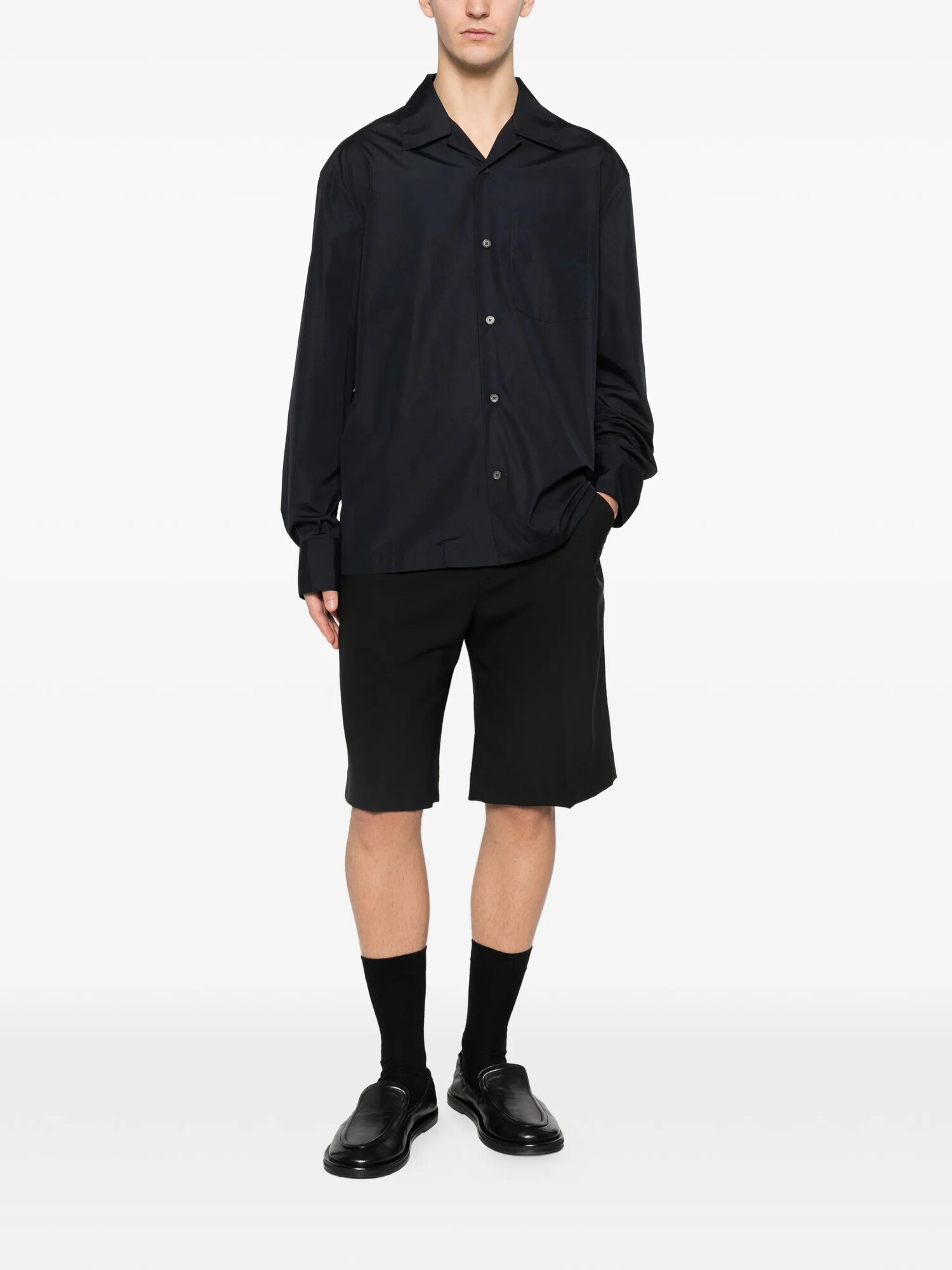 Рубашка Jil Sander, размер 48, синий — фото 1