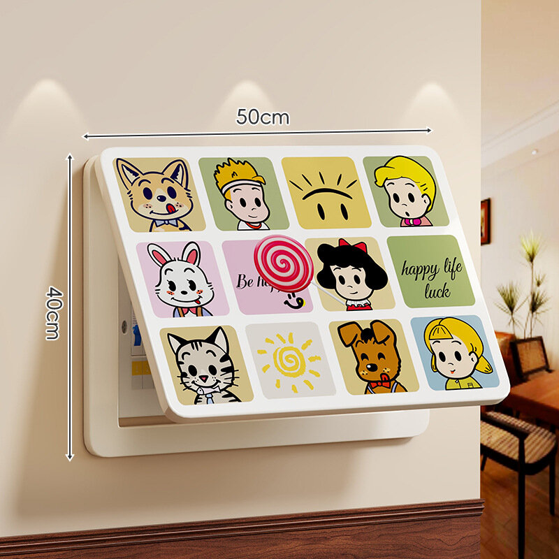 Декоративная картина для крышки электрического счетчика, ультратонкая картина для распределительной коробки, без сверления, подвесная картина для гостиной, мультимедийная настенная живопись