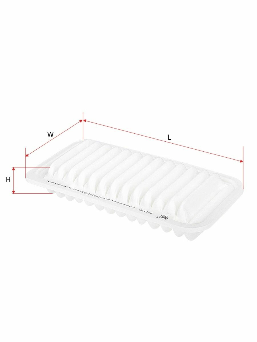 Фильтр воздушный Sakura A1178 для Toyota Probox, Yaris / Тойота Пробокс, Ярис