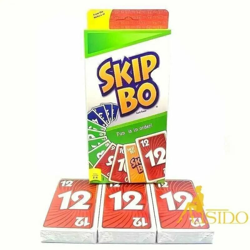 Настольная карточная игра Настольная Skip.Bo Игра (Карточная) Новая версия игры