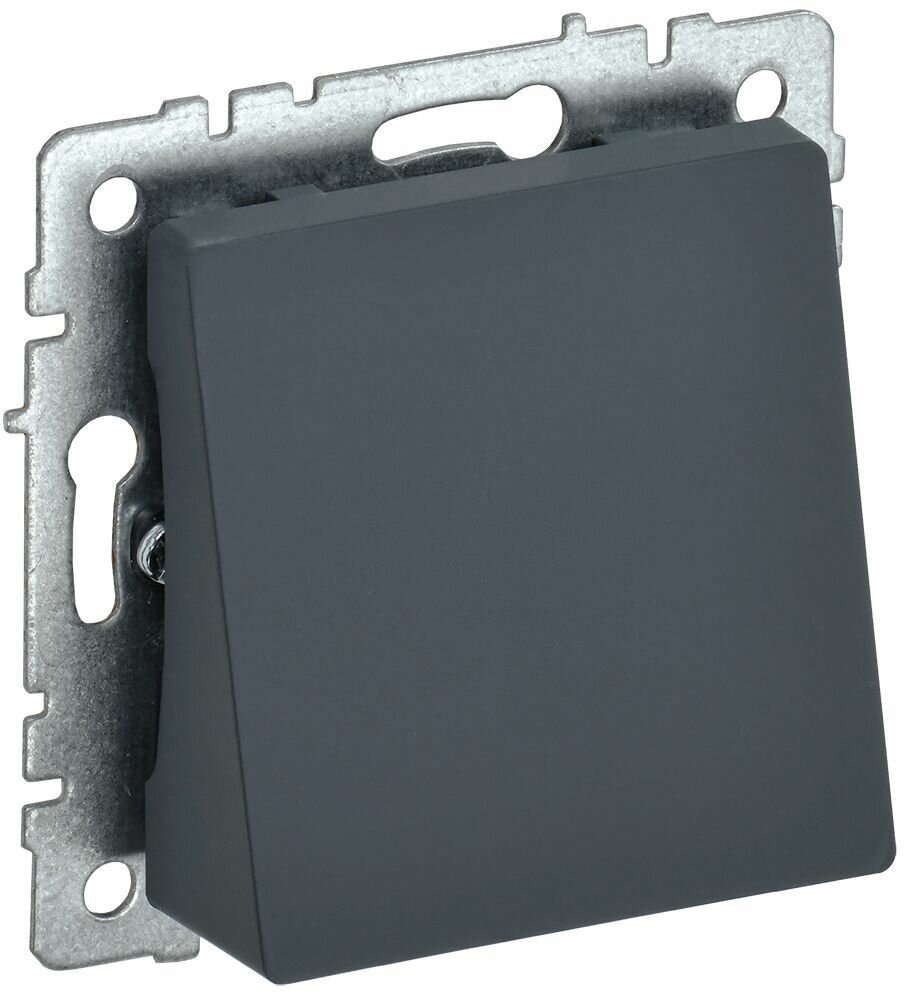 Вывод кабеля IEK Brite, графит, BR-VK10-0-K53 / Кабельный вывод ИЭК