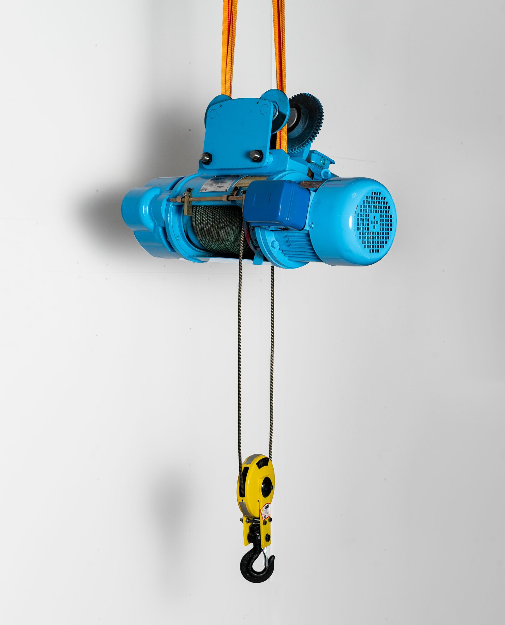 Тельфер ELEMENT CD1, канатный, электрический, 1 т, 6 м, голубой